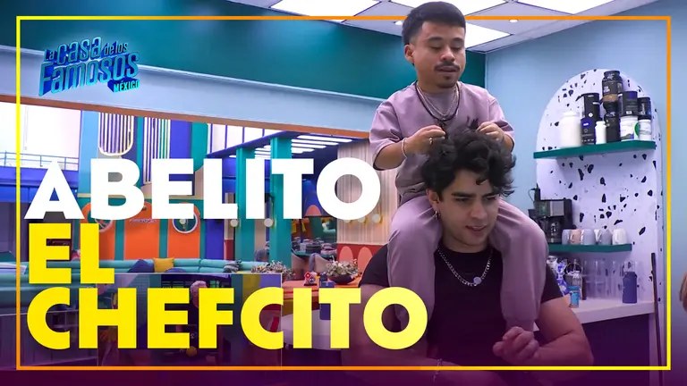 Como CHEFCITO, Abelito estuvo controlando a Aarón sobre su cabeza | La Casa de los Famosos ...