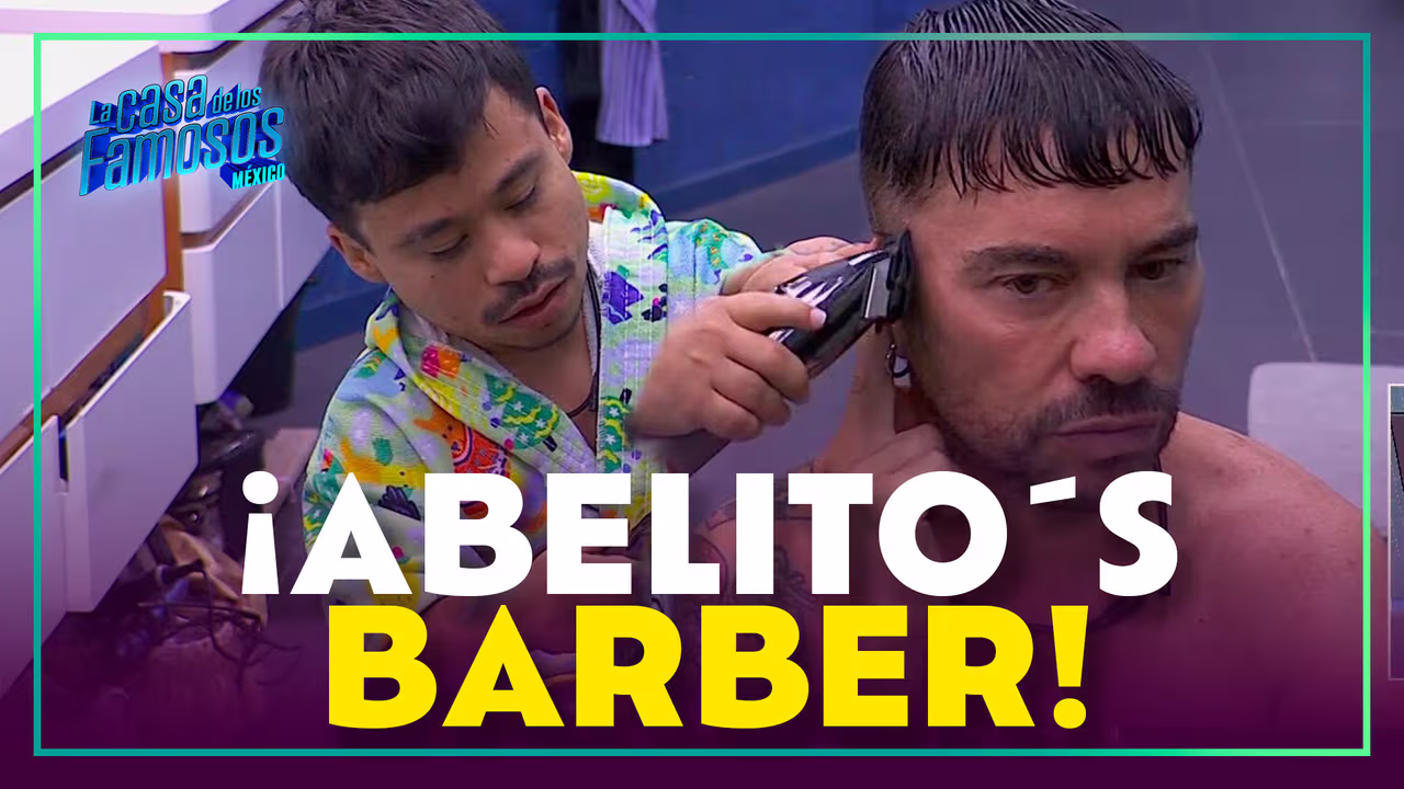 ¿Trasquilado? Abelito demuestra sus dones con las tijeras y pela al ...